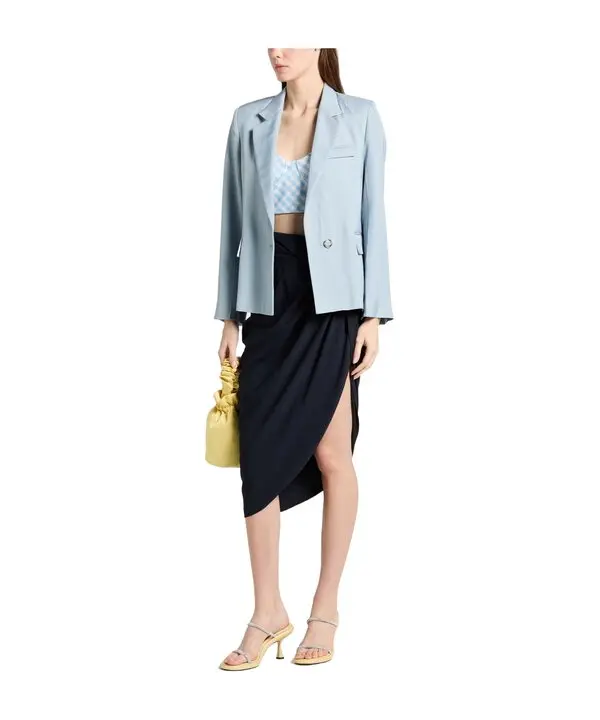 Jacquemus Asymmetrical Solid-color Mini Skirt