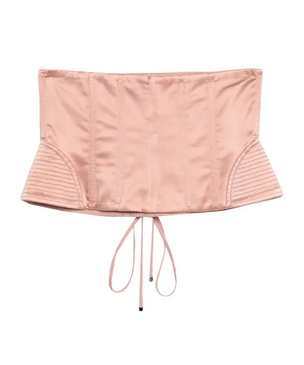 Dolce & Gabbana Satin Stretch Wrap Camisole