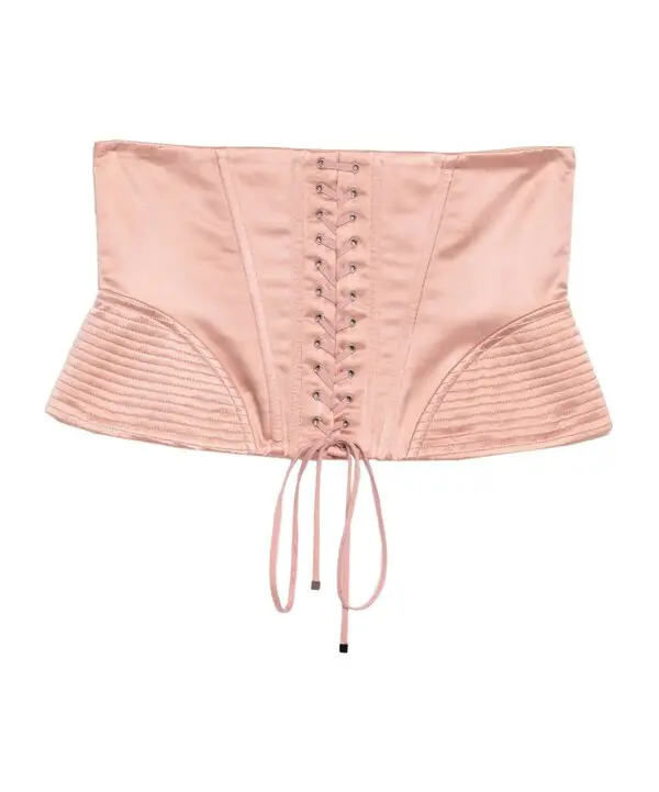 Dolce & Gabbana Satin Stretch Wrap Camisole