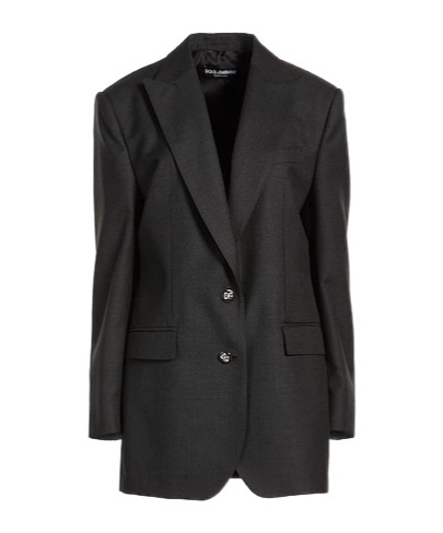 Dolce & Gabbana Single-breasted Blazer In Cool Wool