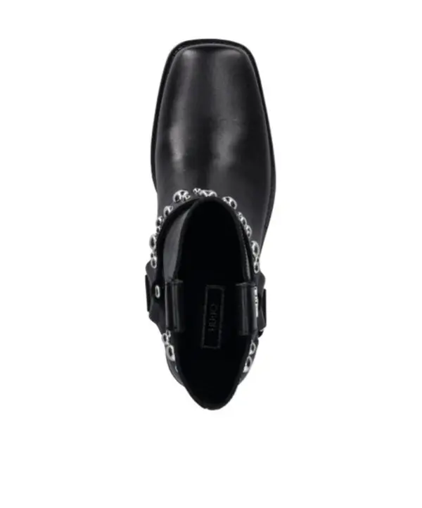 Liu Jo Studded Strap Block Heel Boots