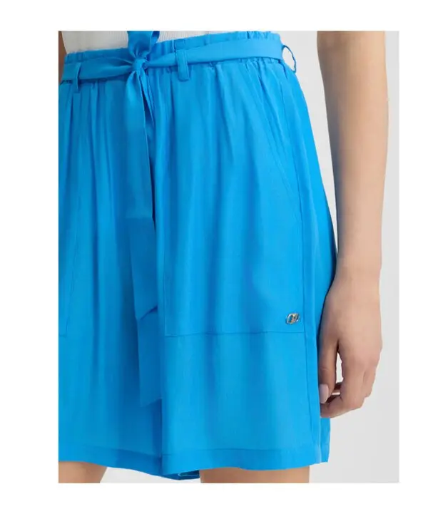 Liu Jo Pleated Shorts With Detachable Belt