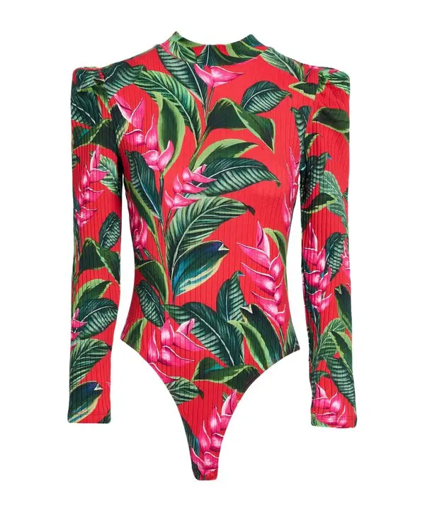 Farm Rio Floral Print Bodysuit