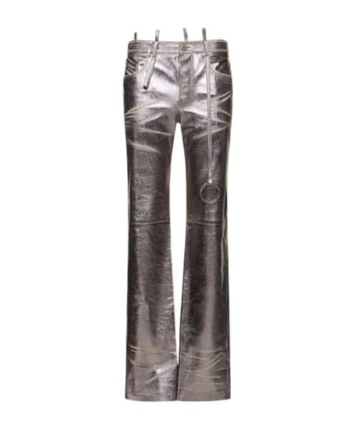 Attico Five-pocket Mirror Casual Pants
