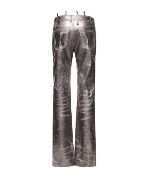 Attico Five-pocket Mirror Casual Pants
