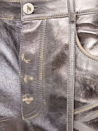 Attico Five-pocket Mirror Casual Pants