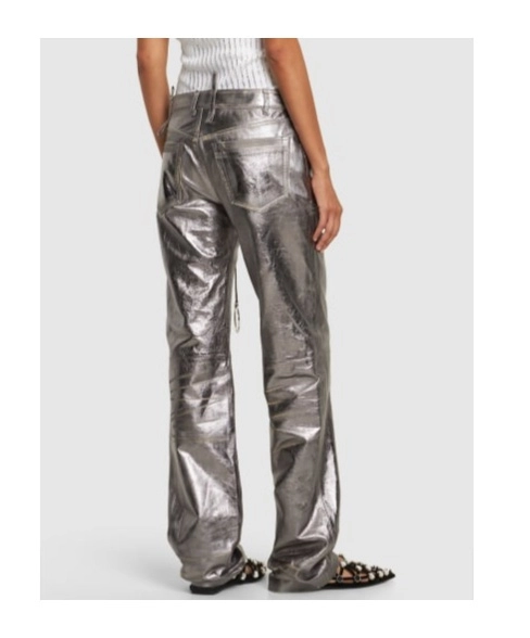 Attico Five-pocket Mirror Casual Pants