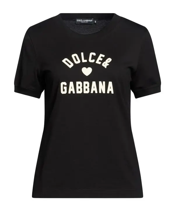 Dolce & Gabbana Printed T-shirts - Black