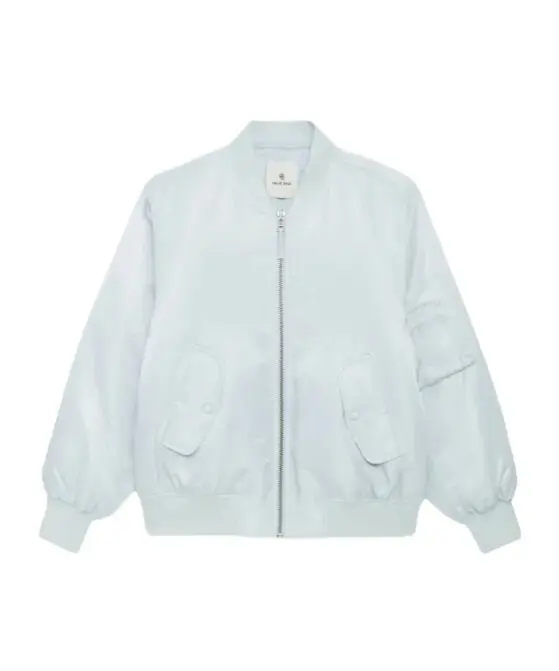 ANINE BING Leon Zipped Bomber Jacket