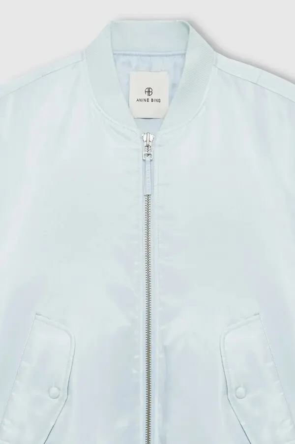 ANINE BING Leon Zipped Bomber Jacket