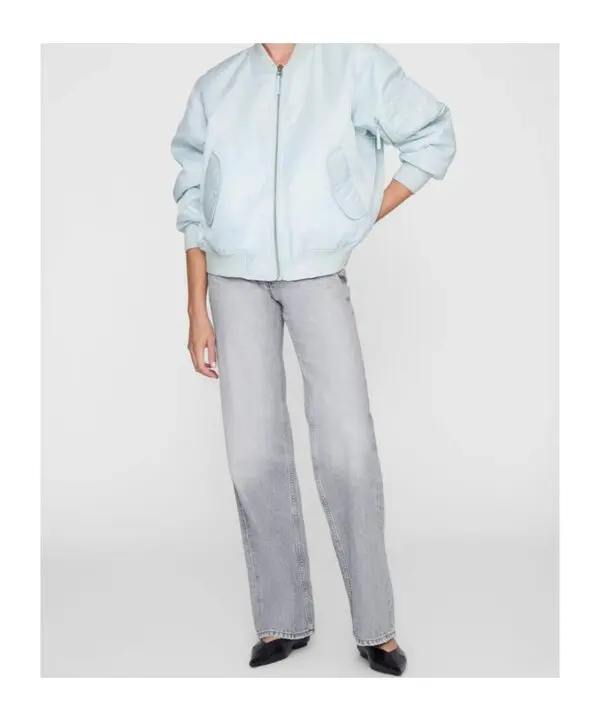 ANINE BING Leon Zipped Bomber Jacket