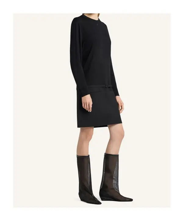 COURREGES Melting Mesh Wedge Boots