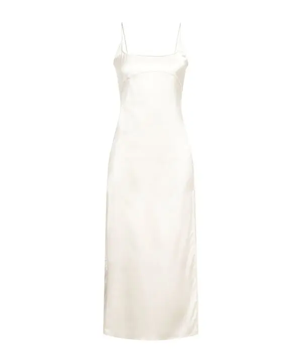 Jacquemus Minimalist Solid-color Slip Dress