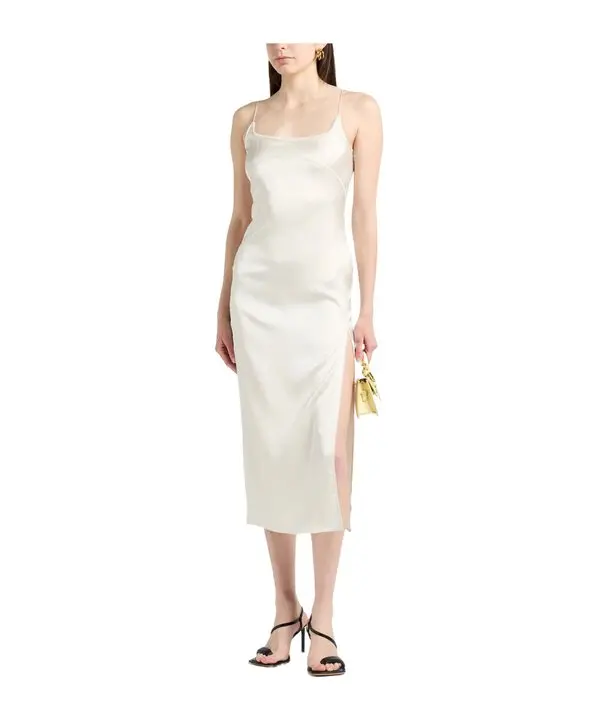 Jacquemus Minimalist Solid-color Slip Dress