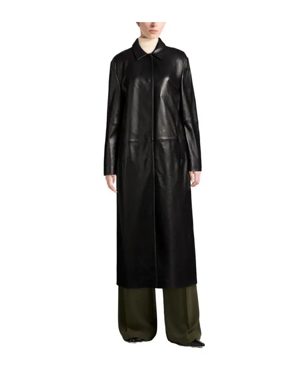 DIESEL® Leather Long Coat