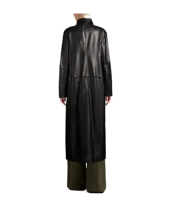 DIESEL® Leather Long Coat