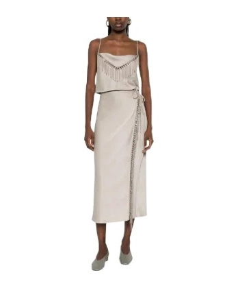 Nanushka Fringe-detail Sleeveless Top