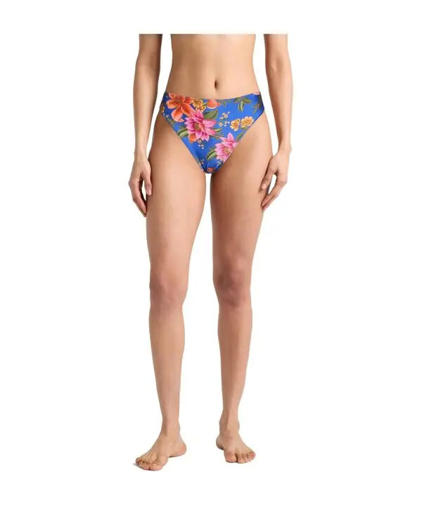 Farm Rio Floral Bikini Bottom - Blue