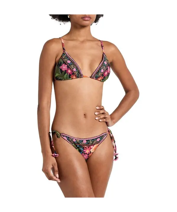 Farm Rio Floral Triangle Bikini