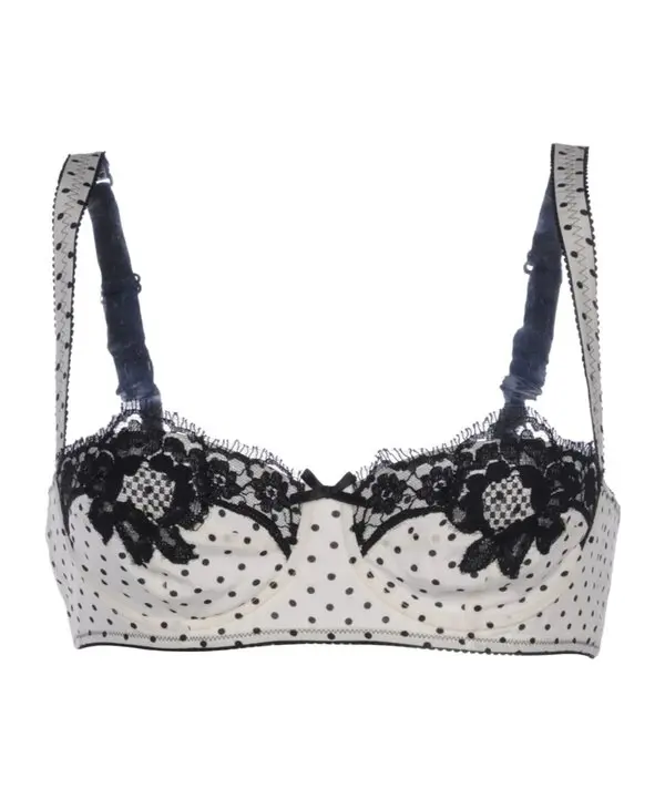 Dolce & Gabbana Polka Dot Lace Bra
