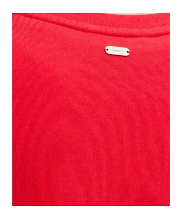 Barbour Logo Crew Neck Sweatshirt - Red