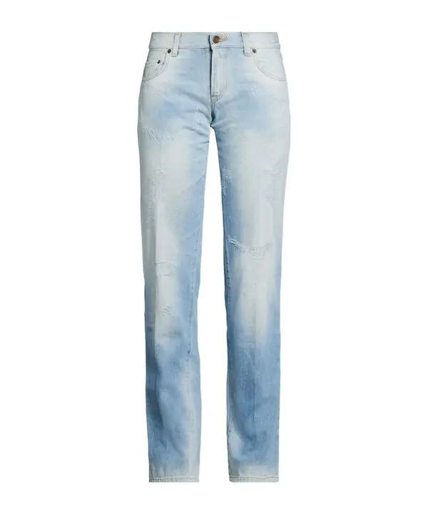 Dolce & Gabbana Light Wash Straight Leg Jeans