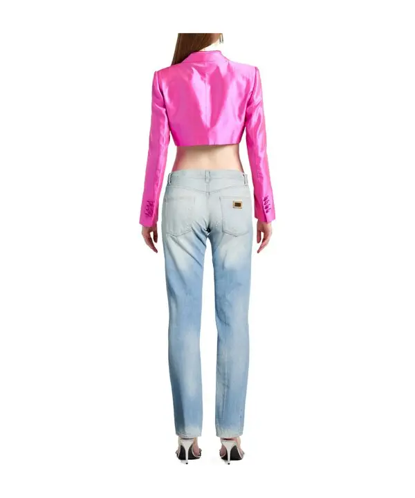 Dolce & Gabbana Light Wash Straight Leg Jeans