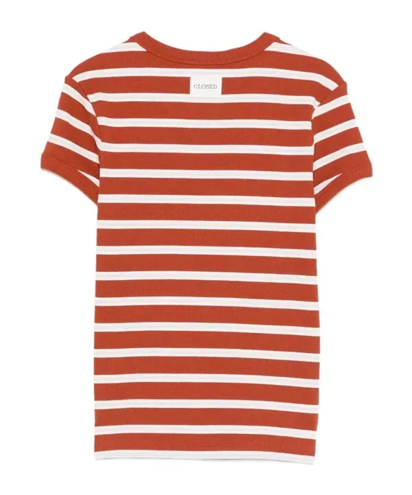 Closed Striped Rib-knit T-shirt