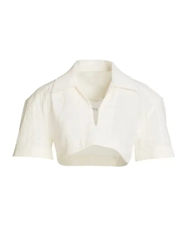 Jacquemus Solid-color Cropped Top