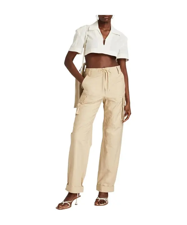 Jacquemus Solid-color Cropped Top