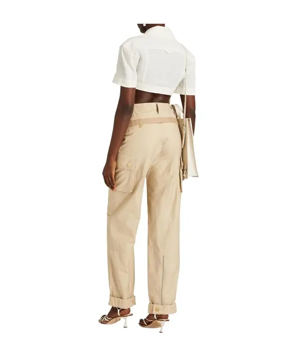Jacquemus Solid-color Cropped Top