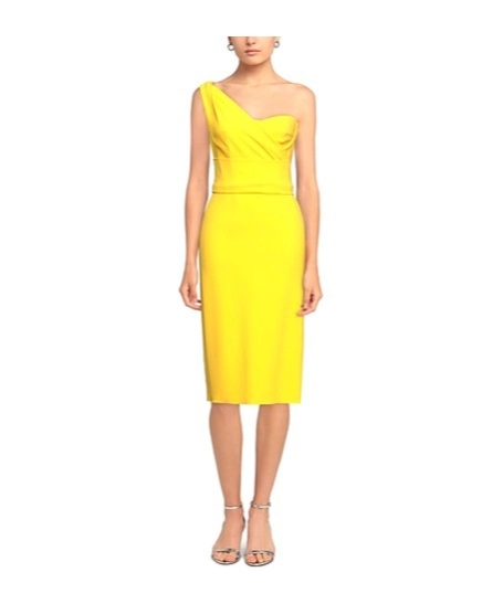 Dolce & Gabbana One-shoulder Crepe Dress