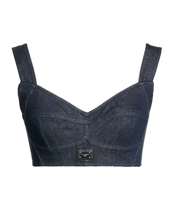 Dolce & Gabbana Denim Corset Top
