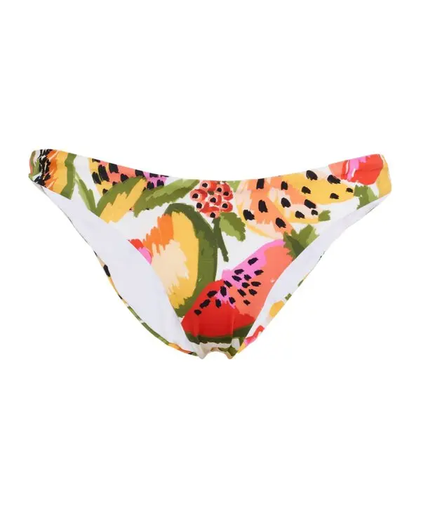 Farm Rio Printed Bikini Bottoms - Orange