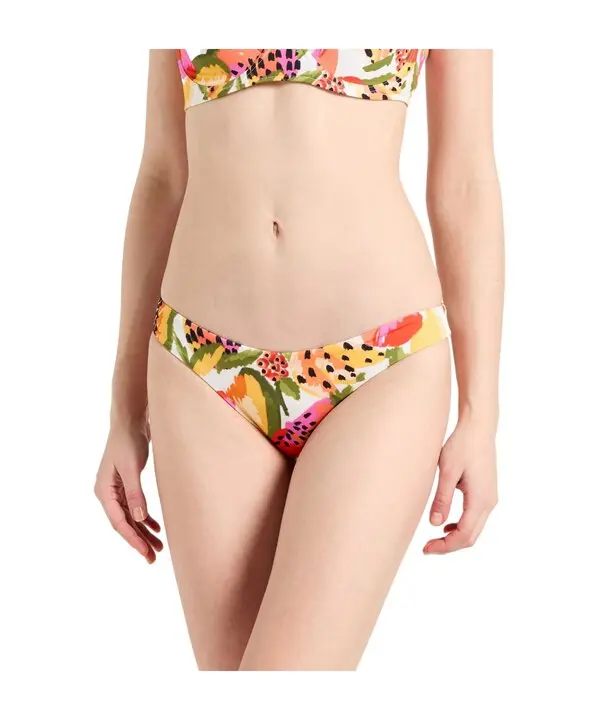 Farm Rio Printed Bikini Bottoms - Orange