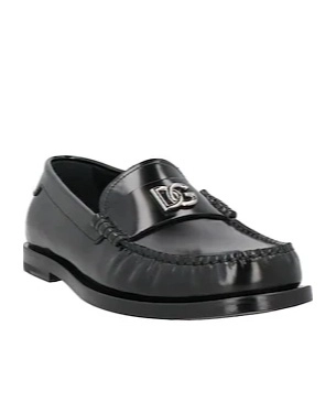 Dolce & Gabbana Minimalist Patentleather Loafers