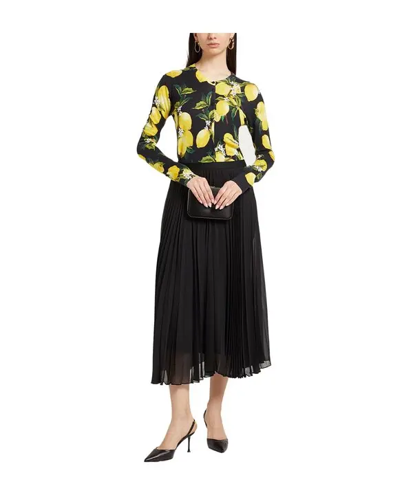 Dolce & Gabbana Printed Long Sleeve Knitted Sweater