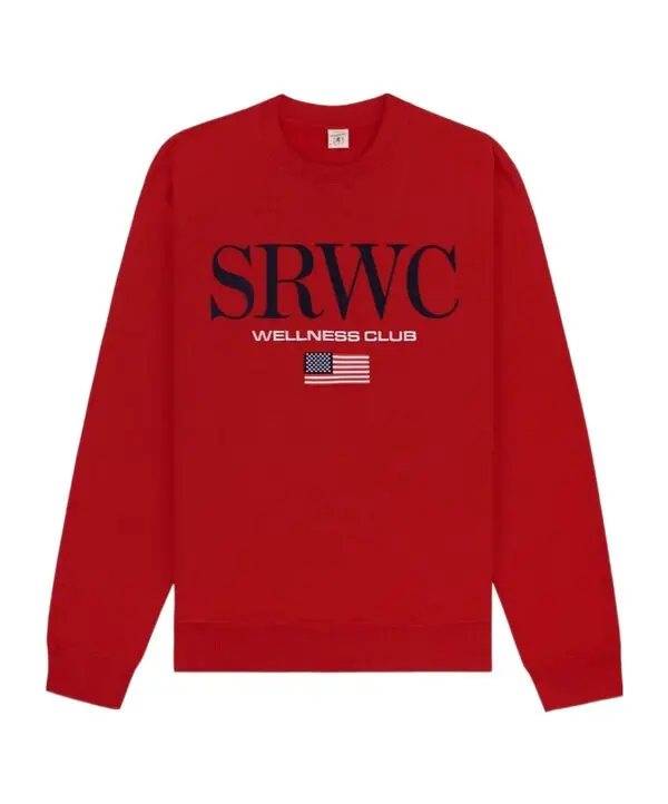 SPORTY  RICH Sporty & Rich Embroidered Crewneck Sweatshirt