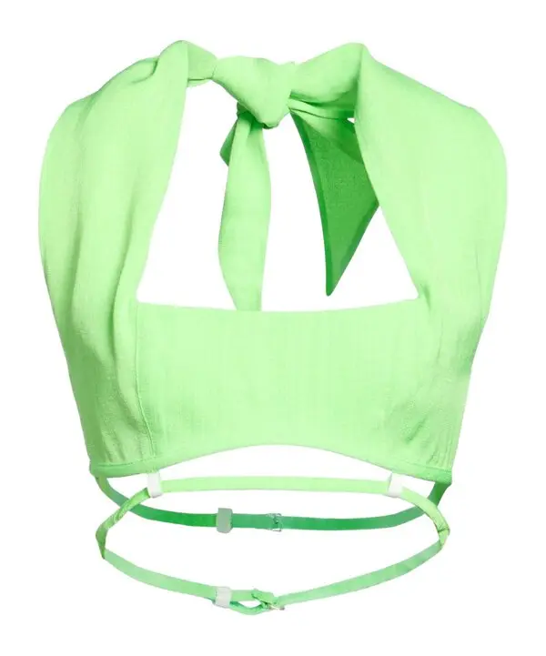 Jacquemus Simple Solid-color Sleeveless Cropped Top