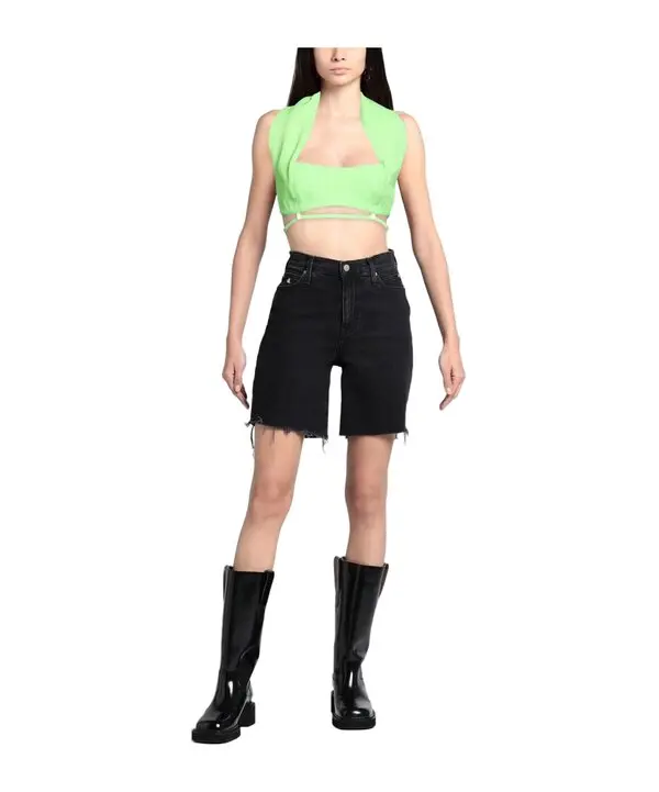 Jacquemus Simple Solid-color Sleeveless Cropped Top