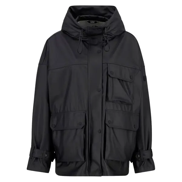 Barbour Hooded Casual Jacket With Zip Closure