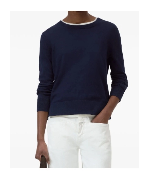 Closed Long-sleeve Crew-neck Sweater