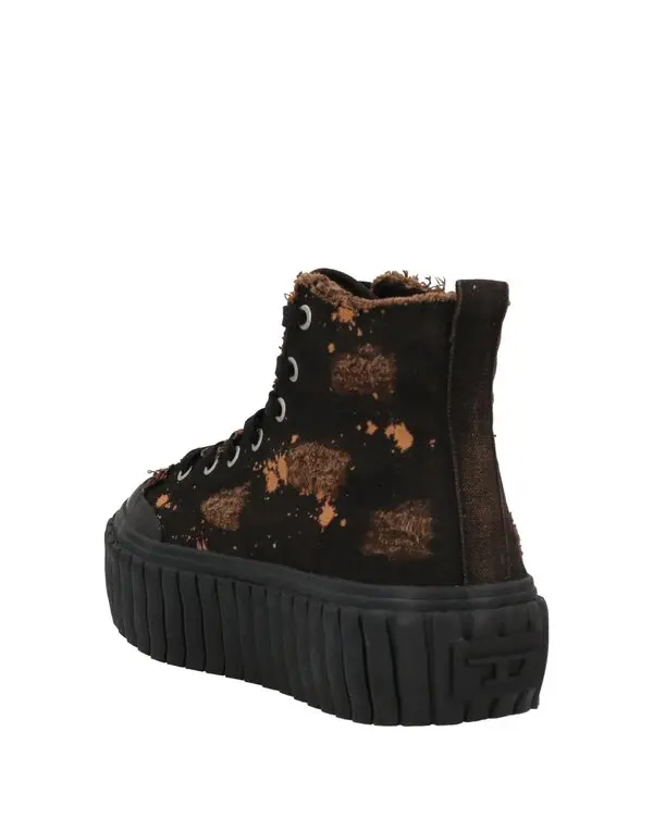 DIESEL® Contrast-color Canvas High-top Casual Shoes