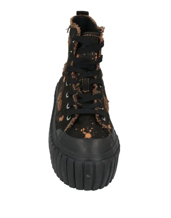 DIESEL® Contrast-color Canvas High-top Casual Shoes