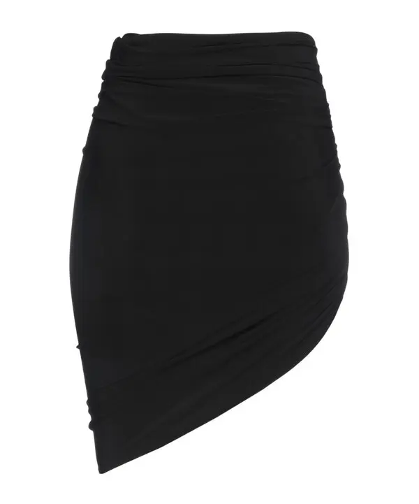 Jacquemus Asymmetrical Ruched Skirt