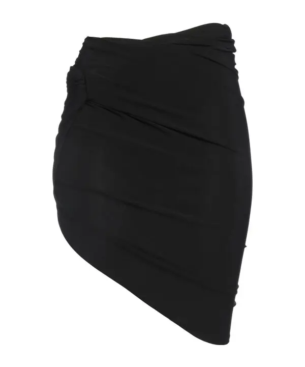 Jacquemus Asymmetrical Ruched Skirt