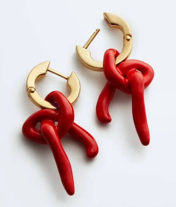 Bottega Veneta Knot Earrings