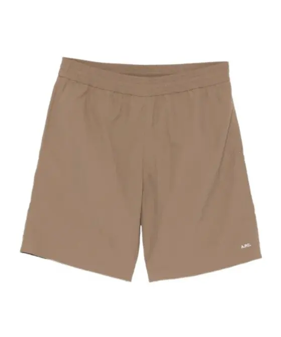 A.p.c. Elasticated-waist Logo Shorts