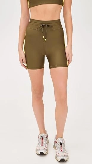 The Upside Drawstring Stripe Detail Shorts