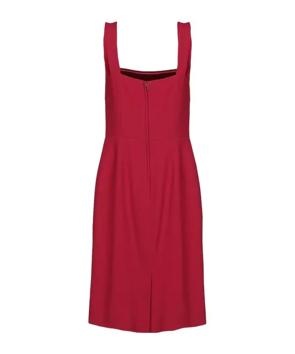 Dolce & Gabbana Sleeveless Square Neck Bodycon Dress